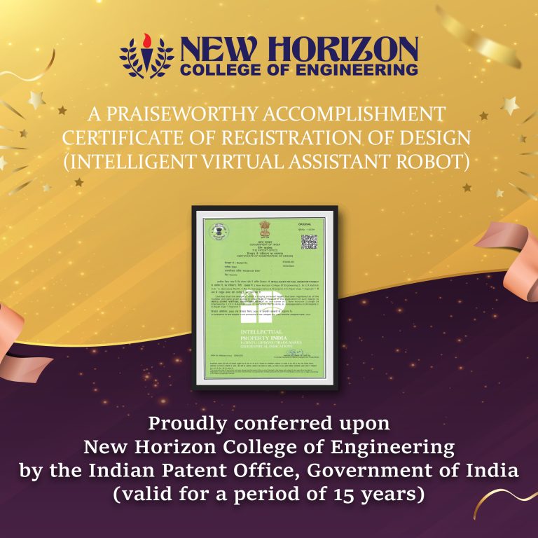 Patents - New Horizon College of Engineering